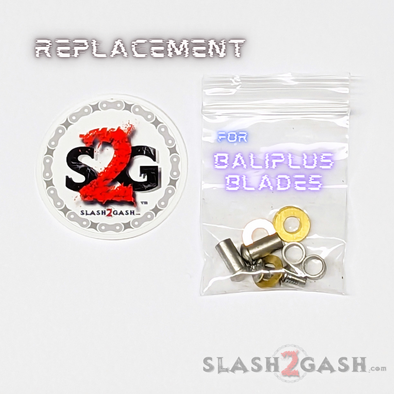 Balisong Spare Hardware Kit for TheONE REPLICANT (clone) – Slash2Gash