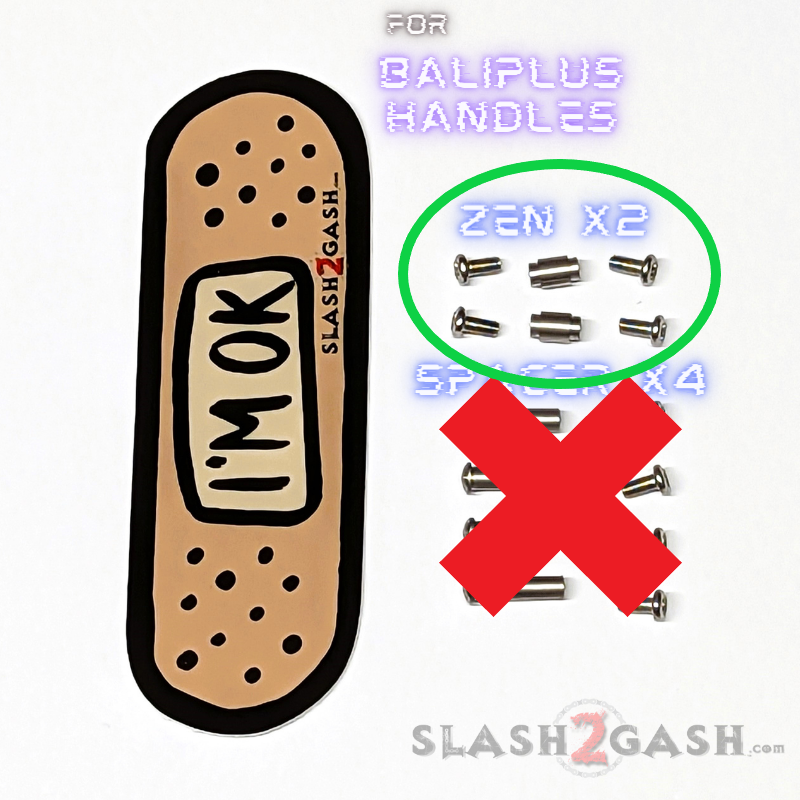 Balisong Spare Hardware Kit for TheONE REPLICANT (clone) - V1 – Slash2Gash