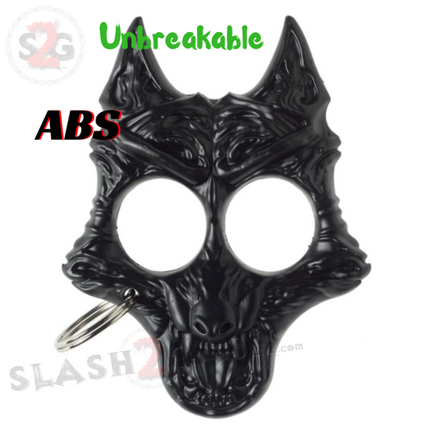 K9 Self Defense Evil Werewolf Keychain ABS Knuckles - Asst. colors ...