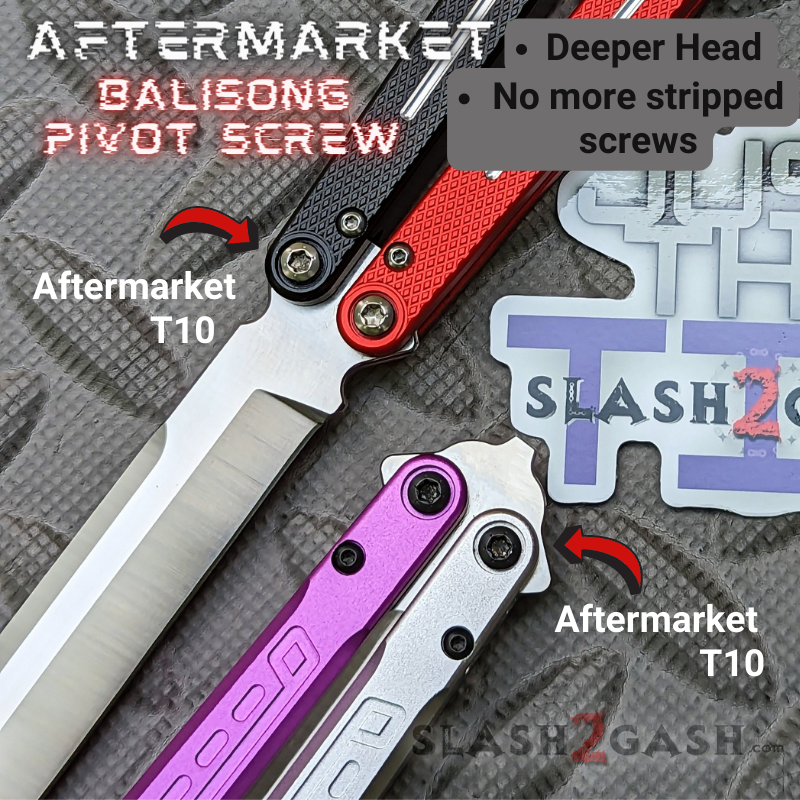 Balisong Spare Hardware Kit for TheONE KRAKEN (clone) FALCON or ALIEN ...