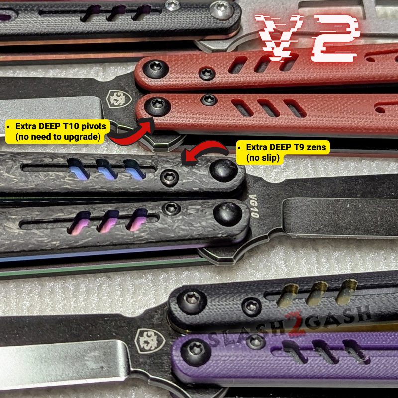 S2G FrankenREP V2 Balisong BUILD-A-KNIFE - (part 1 of 5) scales ...