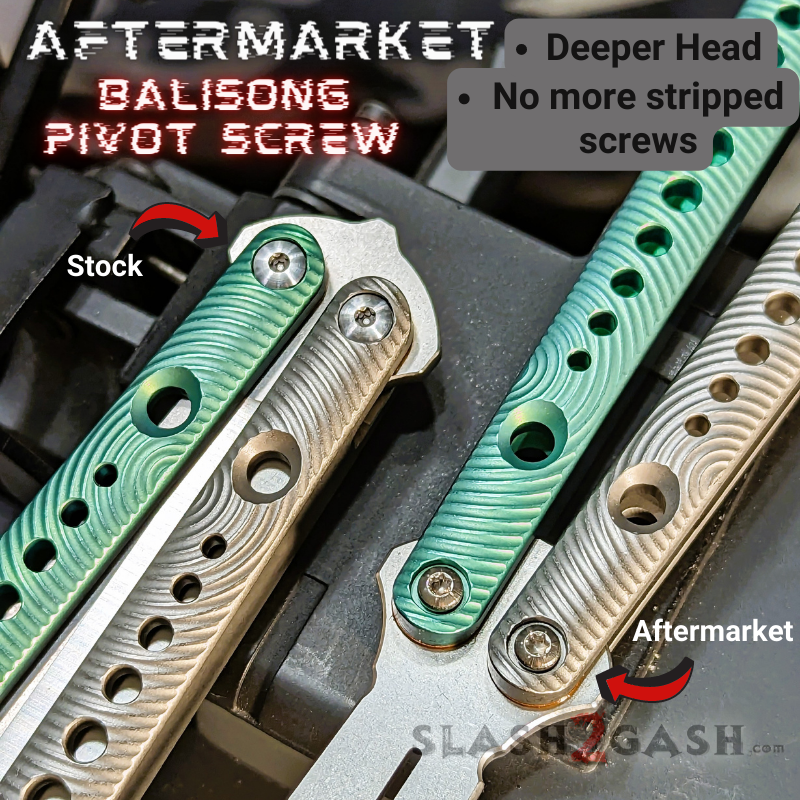 TheONE Squiggle REP Butterfly Knife TITANIUM Balisong (clone) - Channe ...