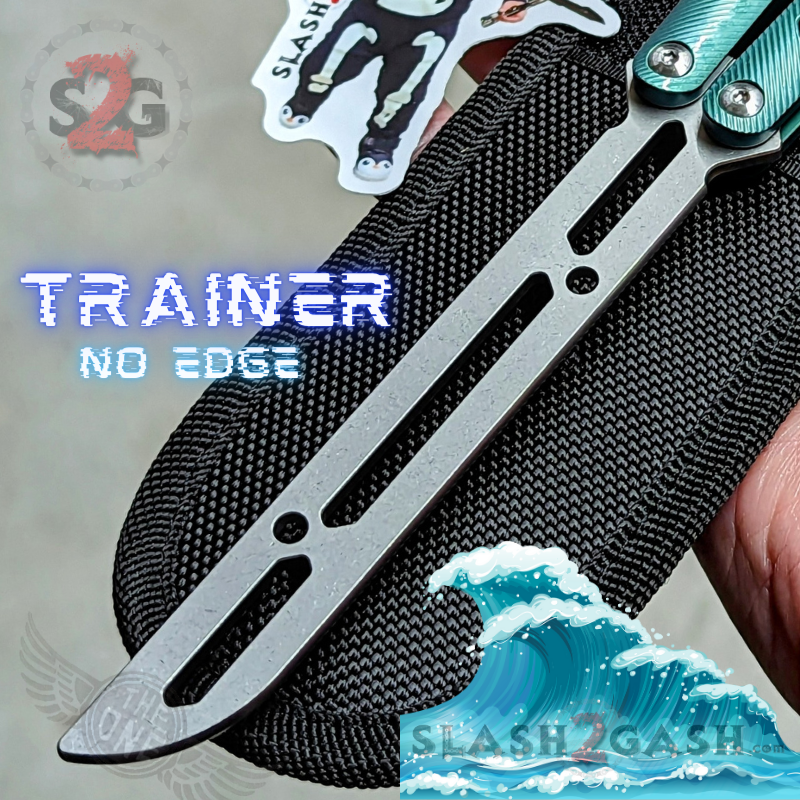 TheONE Tsunami Clone TITANIUM Balisong Butterfly Knife - Channel ...