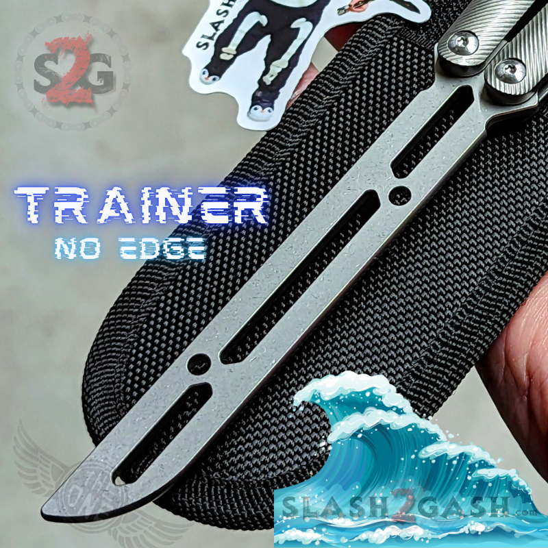 TheONE Tsunami Clone TITANIUM Balisong Butterfly Knife - Channel ...