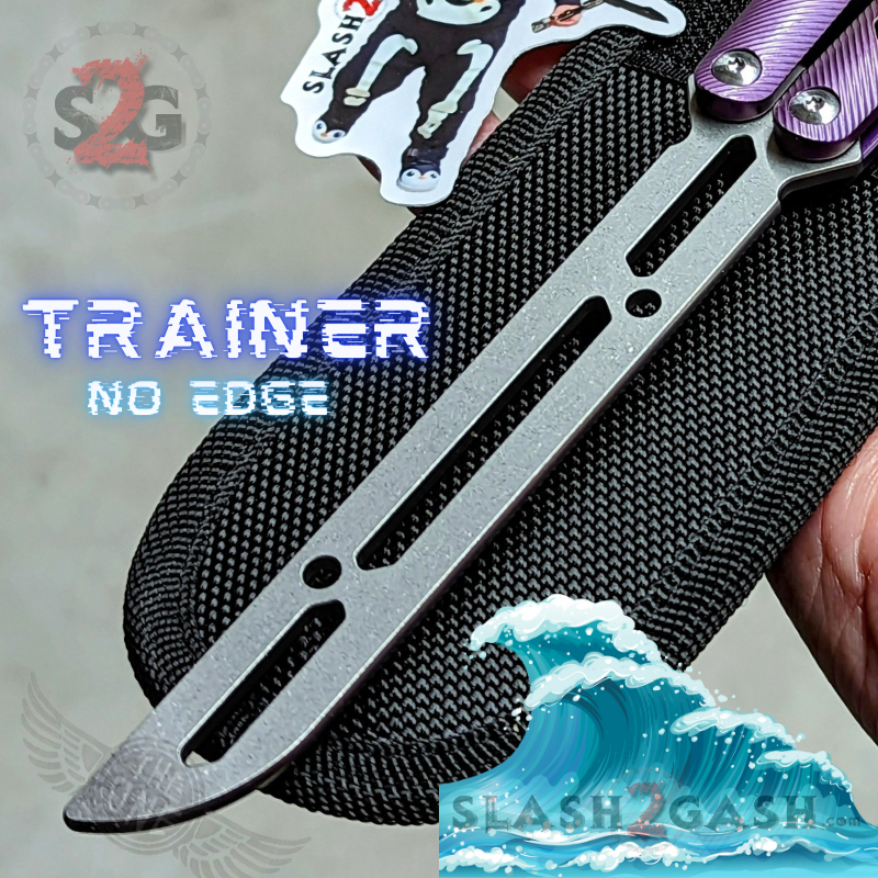 TheONE Tsunami Clone TITANIUM Balisong Butterfly Knife - Channel ...
