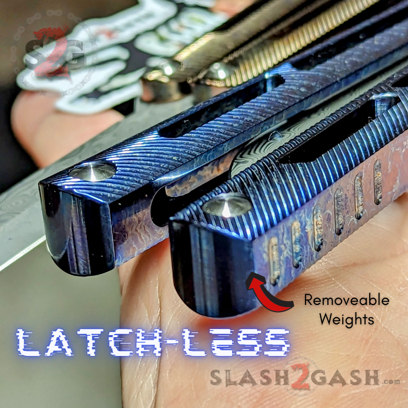 TheONE Tsunami Clone TITANIUM Balisong Butterfly Knife - Channel ...