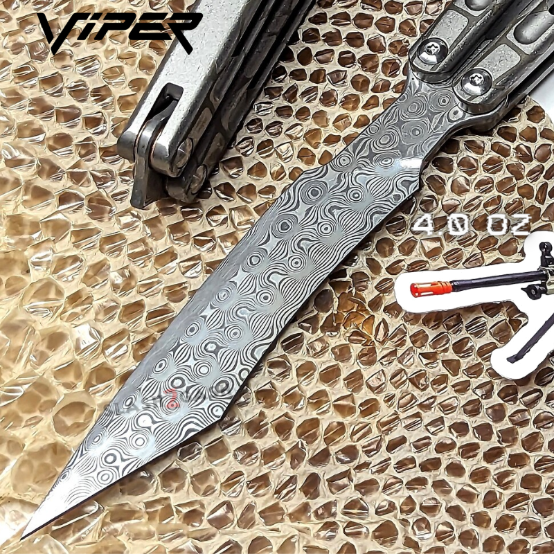 TheONE Viper Clone TITANIUM Balisong Butterfly Knife - Channel – Slash2Gash
