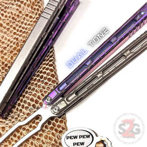 TheONE Viper Clone TITANIUM Balisong Butterfly Knife - Channel – Slash2Gash
