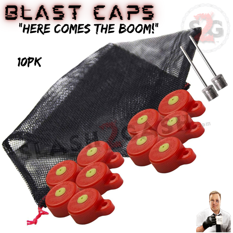 Umarex Big Blast Cap Target Inflator Kit w/ Foot Pump 80psi - 10 Pack – Slash2Gash