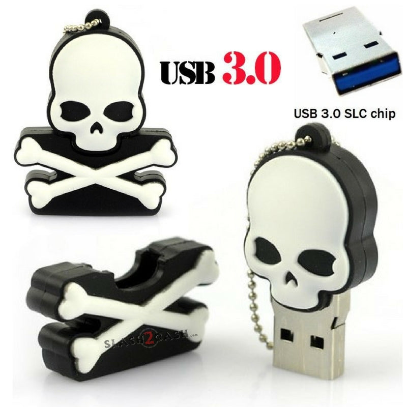 Skull & Crossbones USB Flash Drive 3.0 Memory Stick 16/32gb 10x FASTER ...