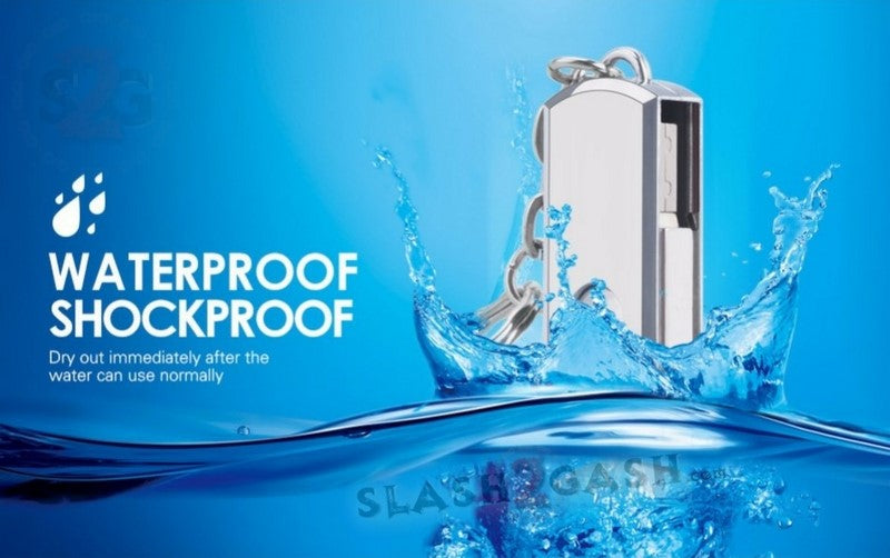 Mini Metal Rotary USB Flash Drive 2.0 Key Chain Memory Stick 16/32/64g ...