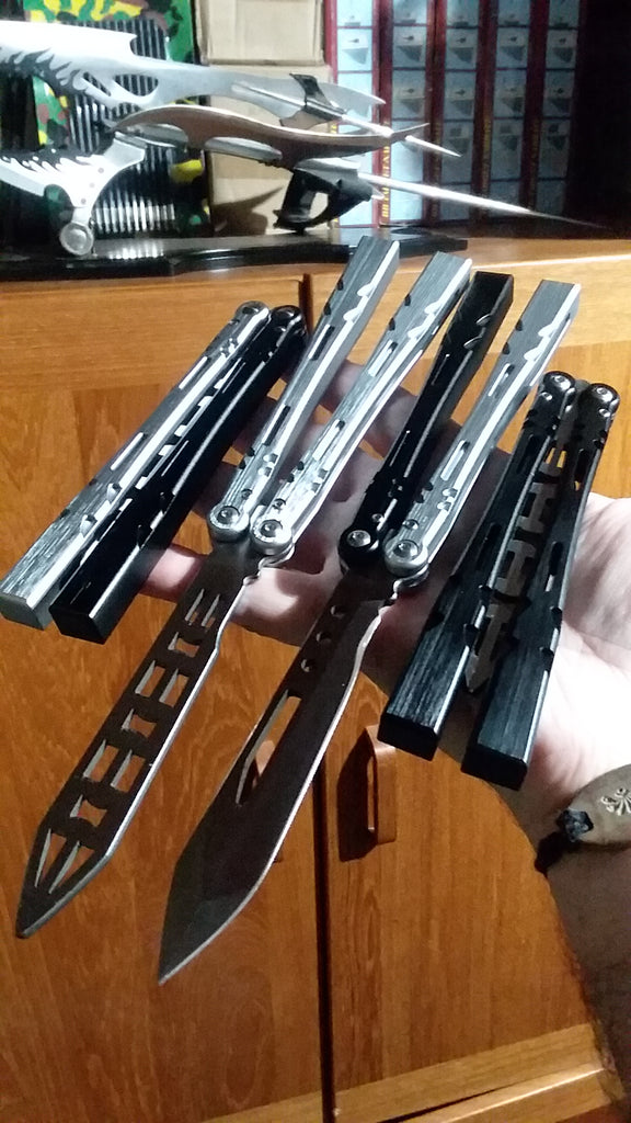 TheONE Channel Balisong ALIEN Butterfly Knife w/ Zen Pins - ORIGINAL ...