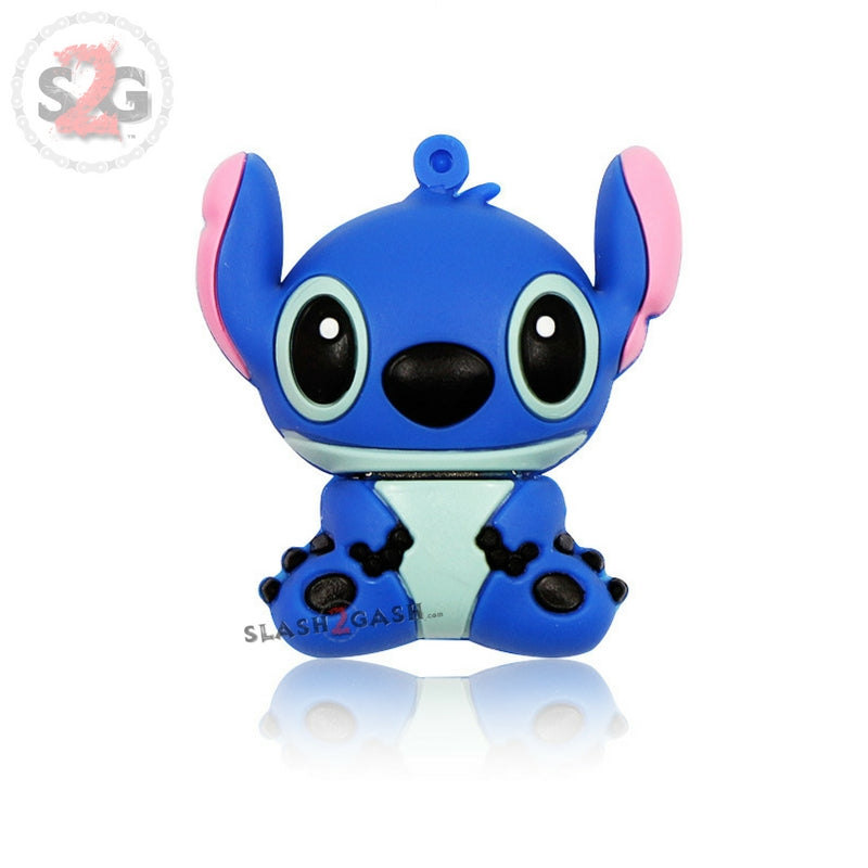 Cute Cartoon Stitch USB Flash Drive 2.0 Rubber Memory Stick 16gb ...