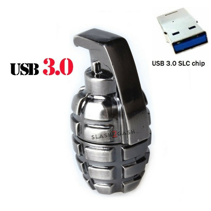 Grenade USB Flash Drive 3.0 Metal Memory Stick Pendrive 10x FASTER ...
