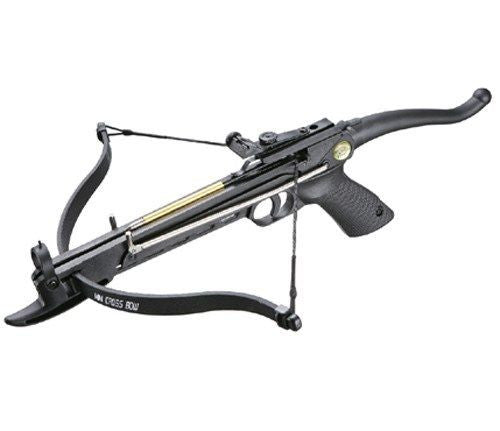 80 lb Self Cocking Pistol Crossbow W/ 15 Arrows Bolts Hunting Archery ...