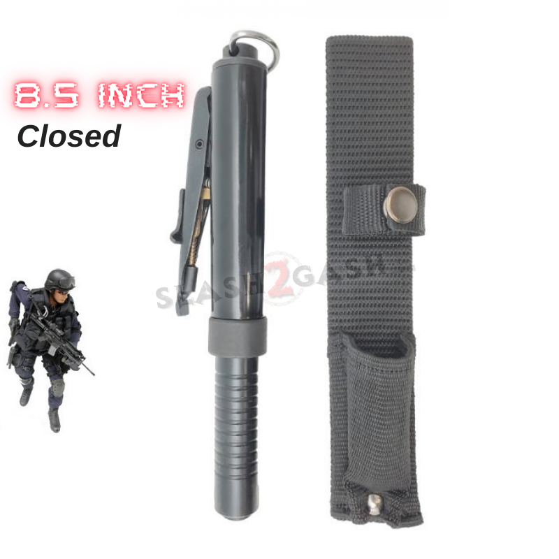 AUTOMATIC Baton EZ Close 21" 26" Expandable Steel - Police Force NEW ...