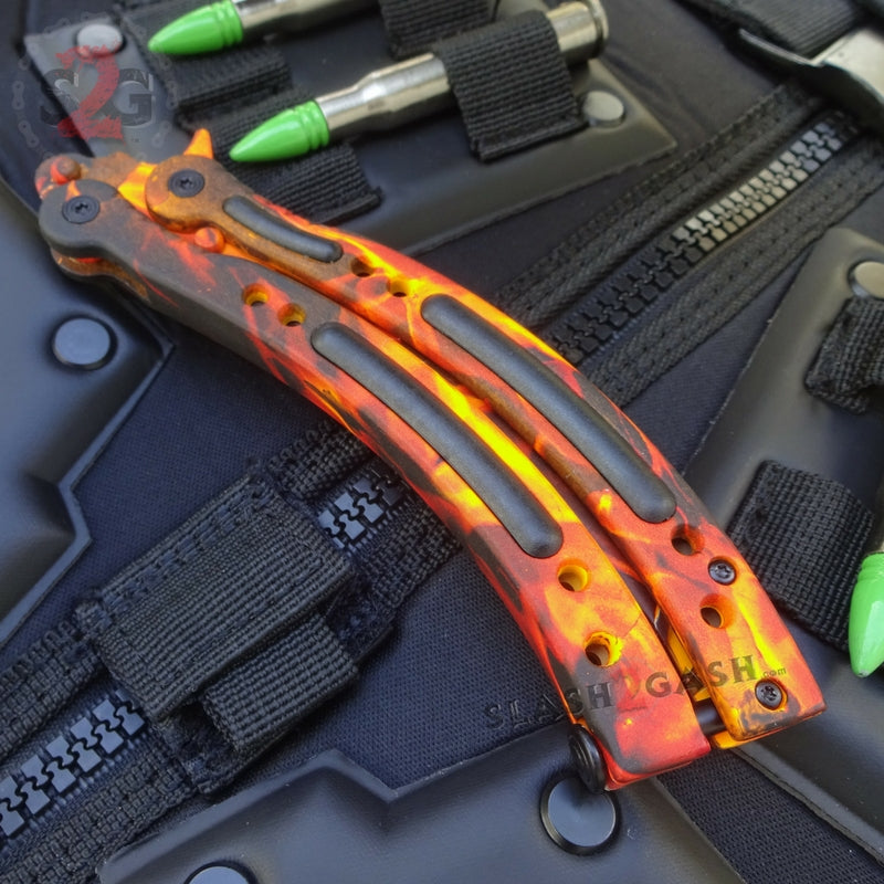 22 colors CSGO Butterfly Knife SHARP 440C Counter Strike Balisong ...