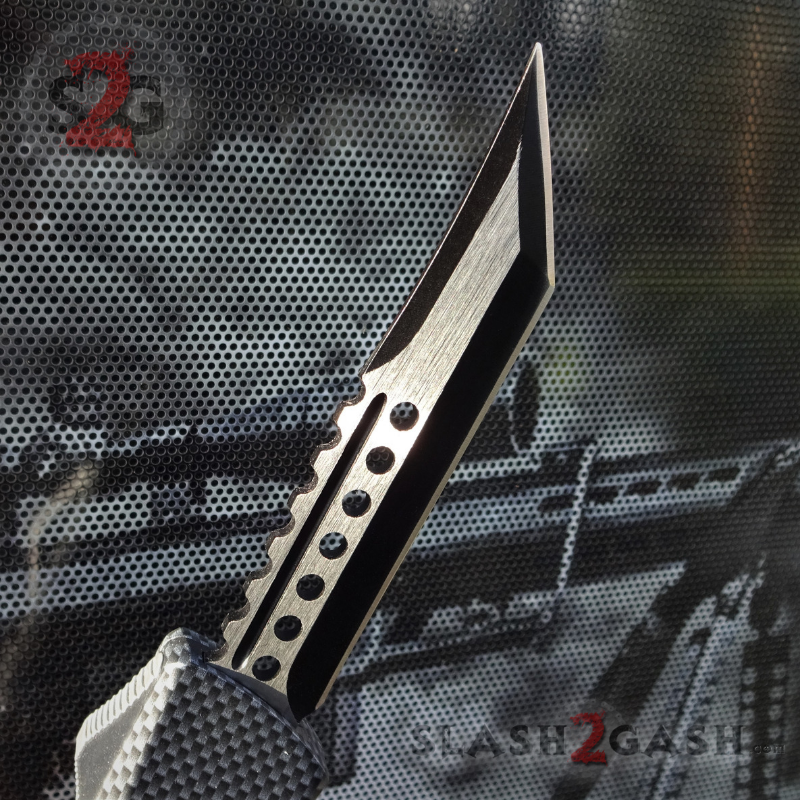 Delta Force Carbon Fiber Dual Action OTF Automatic Knife - Tanto Xtrem ...