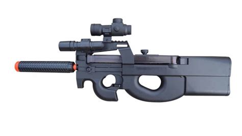 WELL D90H Airsoft SMG (P90) Full Auto Electric AEG Rifle w/ Accessorie ...