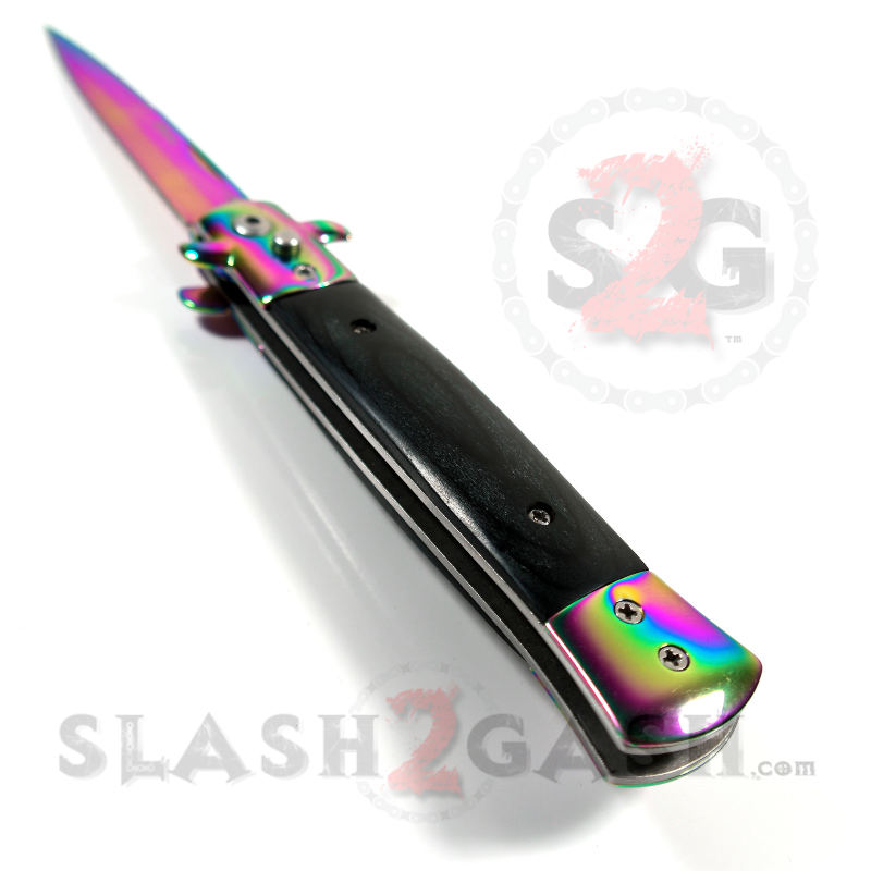 Diablo Stiletto Automatic Knife Milano Switchblade 9" - Asst. colors ...
