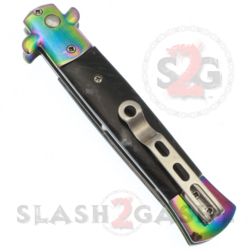 Diablo Stiletto Automatic Knife Milano Switchblade 9" - Asst. colors ...