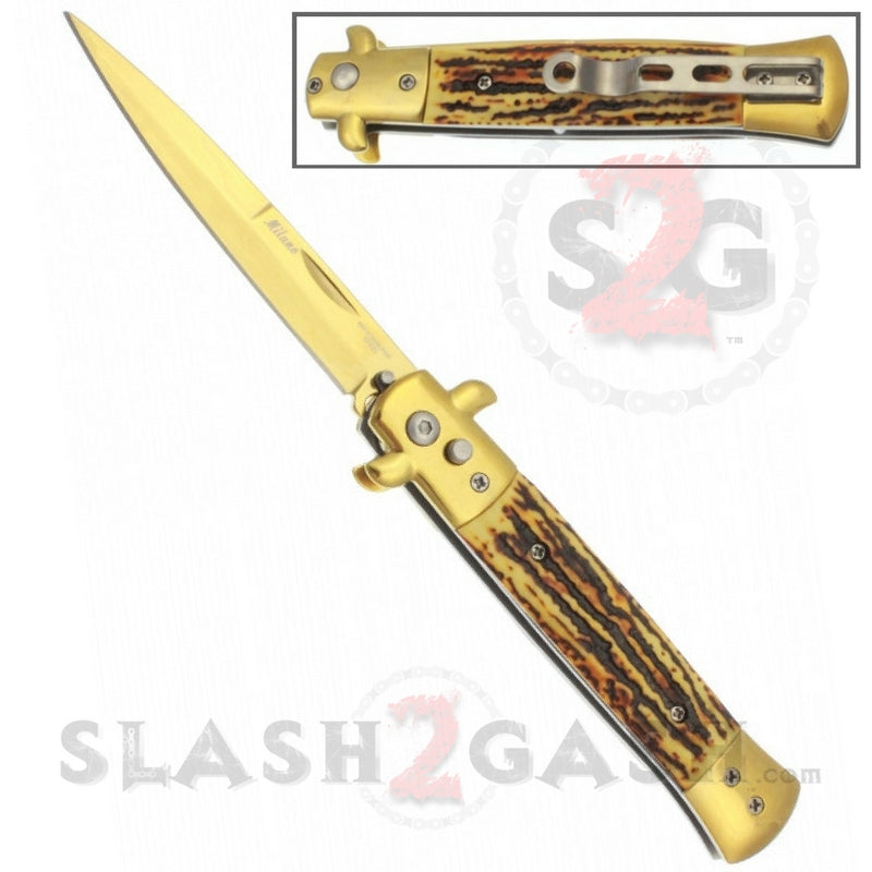 Diablo Stiletto Automatic Knife Milano Switchblade 9" - Asst. colors ...