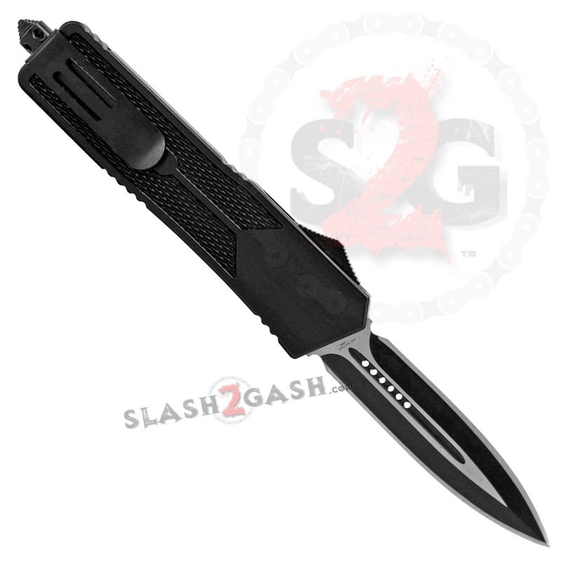 Dragon OTF Knife Titanium Rainbow Automatic Out The Front Switchblade ...