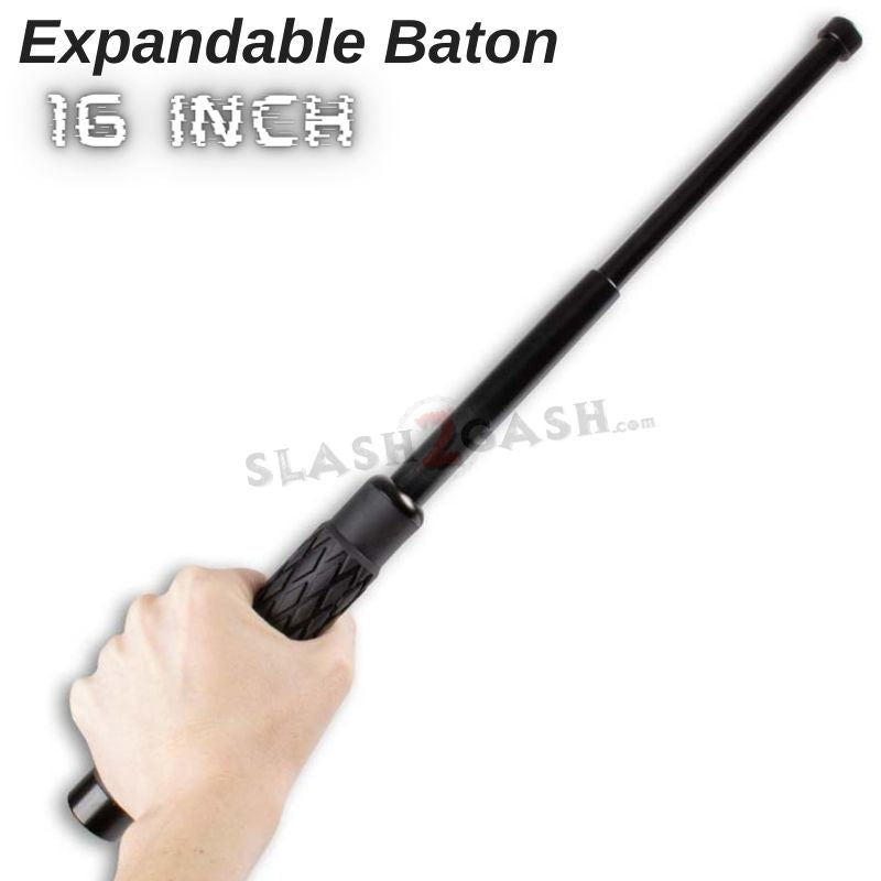 Expandable Baton Police Grade W/Sheath - Asst. colors/sizes 16 21 26 2 ...