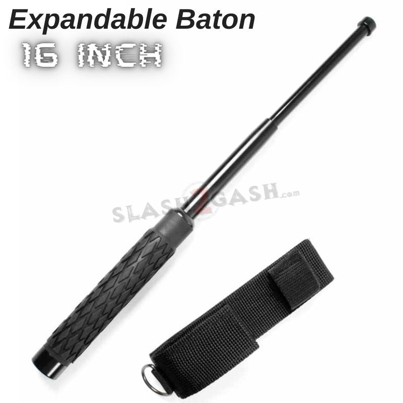 Expandable Baton Police Grade W/Sheath - Asst. colors/sizes 16 21 26 2 ...