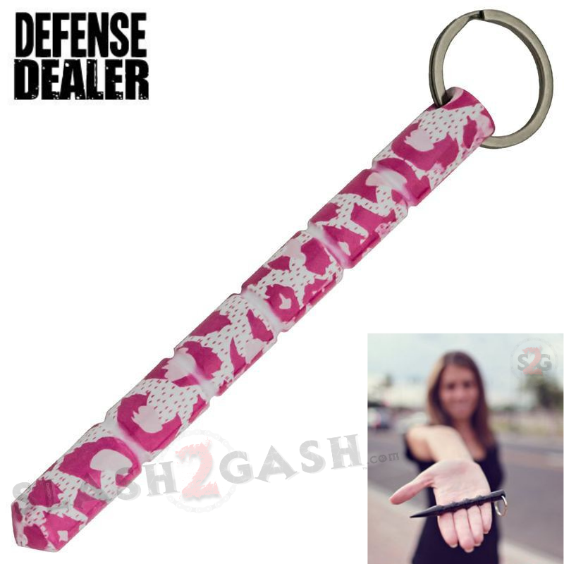 Wavy Kubotan Self Defense Stick Keychain Weapon - Animal Print – Slash2Gash