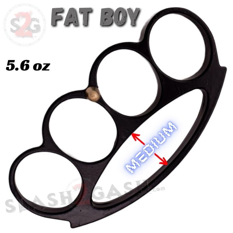 Fat Boy Extra Thick Buckle & Paperweight - Black Chubby Chunk Knuckles ...