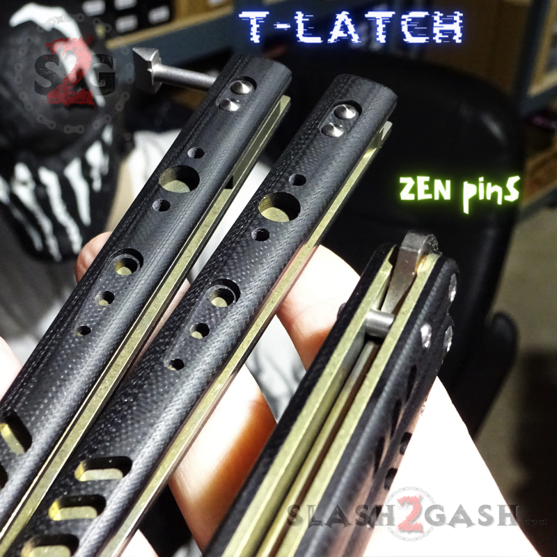 FrankenREP Butterfly Knife TITANIUM Balisong (clone) Replicant - V1 ...