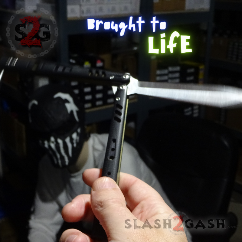 FrankenREP Butterfly Knife TITANIUM Balisong G10 - (clone) Replicant ...