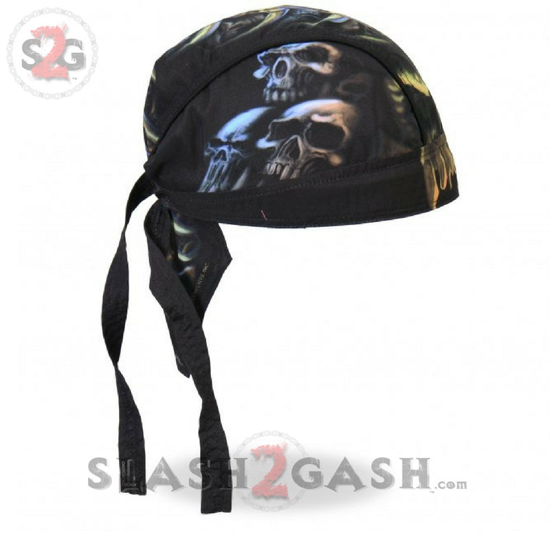 Hot Leathers Skull Cavern Headwrap Premium Motorcycle Durag – Slash2Gash