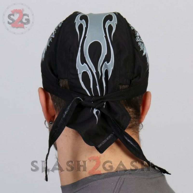 Hot Leathers Lone Wolf Headwrap Premium Motorcycle Durag - No Club ...