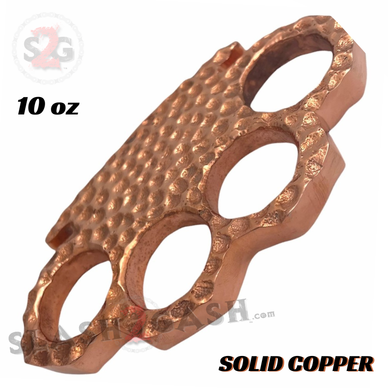 Copper Brass Knuckle Duster Heavy Duty Paper Weight - Hammer Design ...