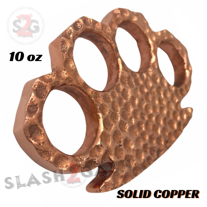 Copper Brass Knuckle Duster Heavy Duty Paper Weight - Hammer Design ...