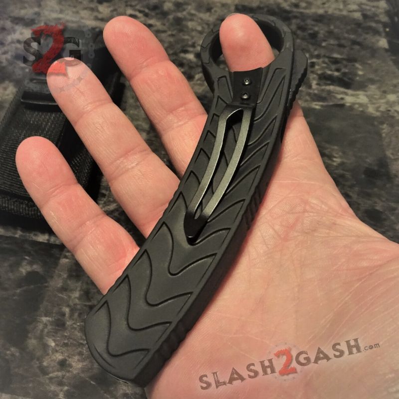 Treadlock Karambit OTF Knife OTB Out-The-Bottom Automatic Switchblade ...