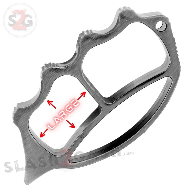 Knuckle Cruncher Steel Paper Weight w/ Spike - Gun Metal – Slash2Gash