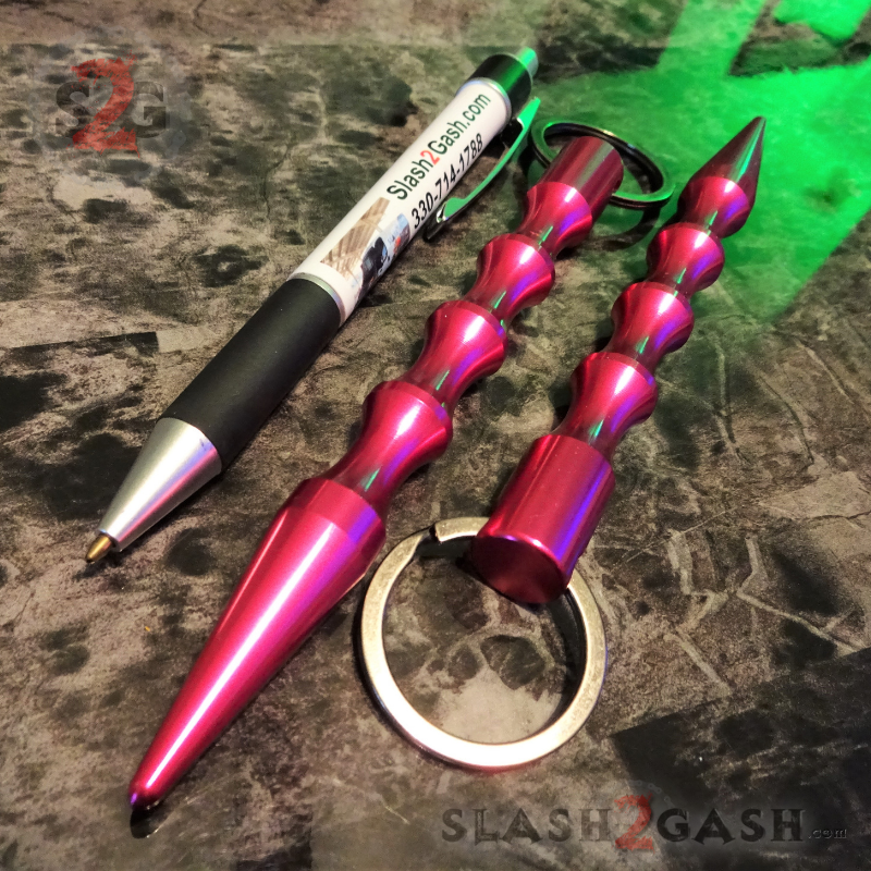 Wavy Kubotan Self Defense Stick Keychain Ninja Weapon - Asst. colors ...