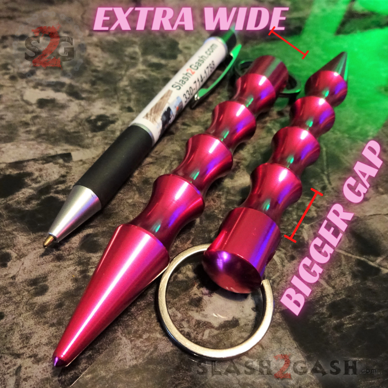 Wavy Kubotan Self Defense Stick Keychain Ninja Weapon - Asst. colors ...