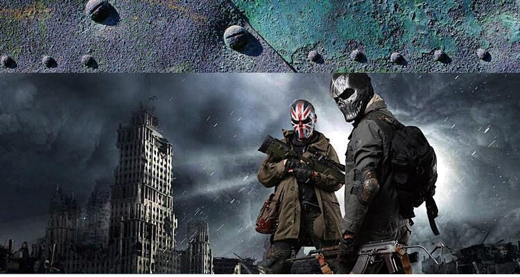 Kryptek Typhon Tactical Airsoft Mask 9 Styles Halloween Full Face Skul ...