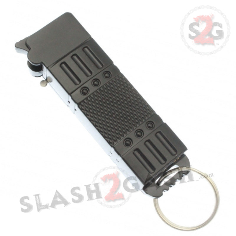 Mini Automatic Knife w/ Lighter Cali Legal Military Switchblade - 4 co ...