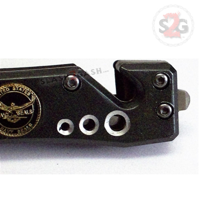 Mini Rescue Auto Knife Cali Legal Armed Forces Switchblade - 4 colors ...