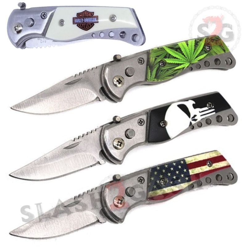 switchblade knives push button