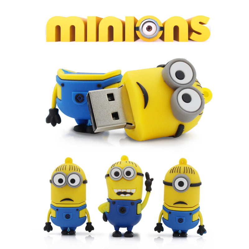 MINIONS Despicable Me USB Flash Drive 2.0 Rubber - 10 styles 16gb ...
