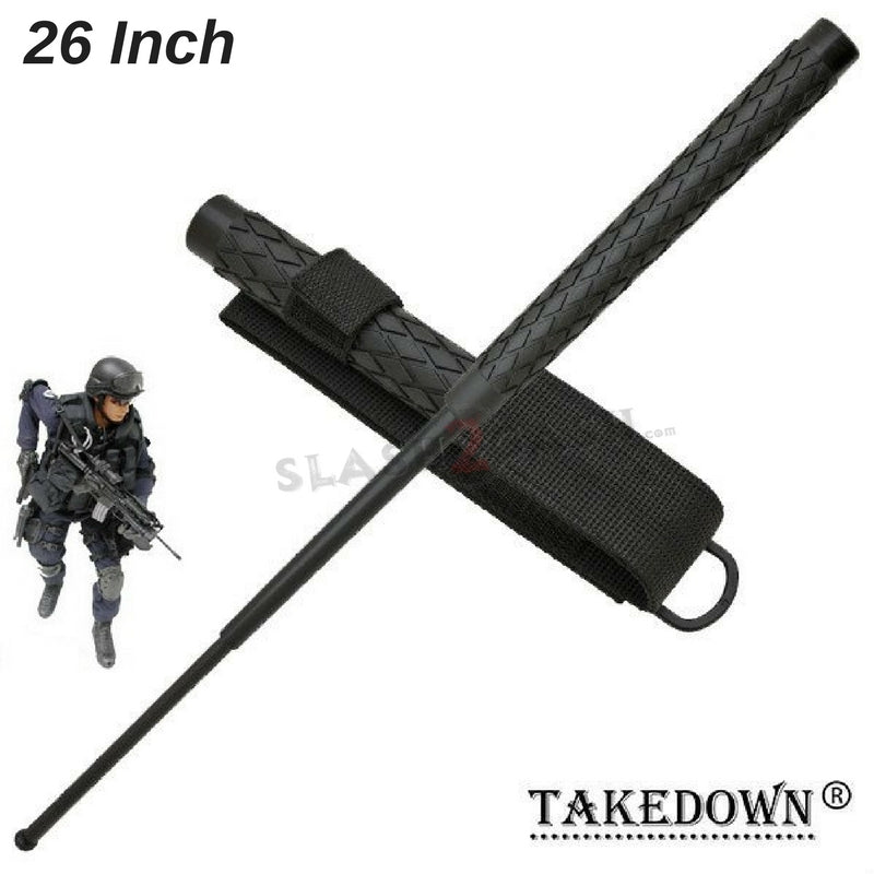 Expandable Baton Police Grade W/Sheath - Asst. colors/sizes 16 21 26 2 ...