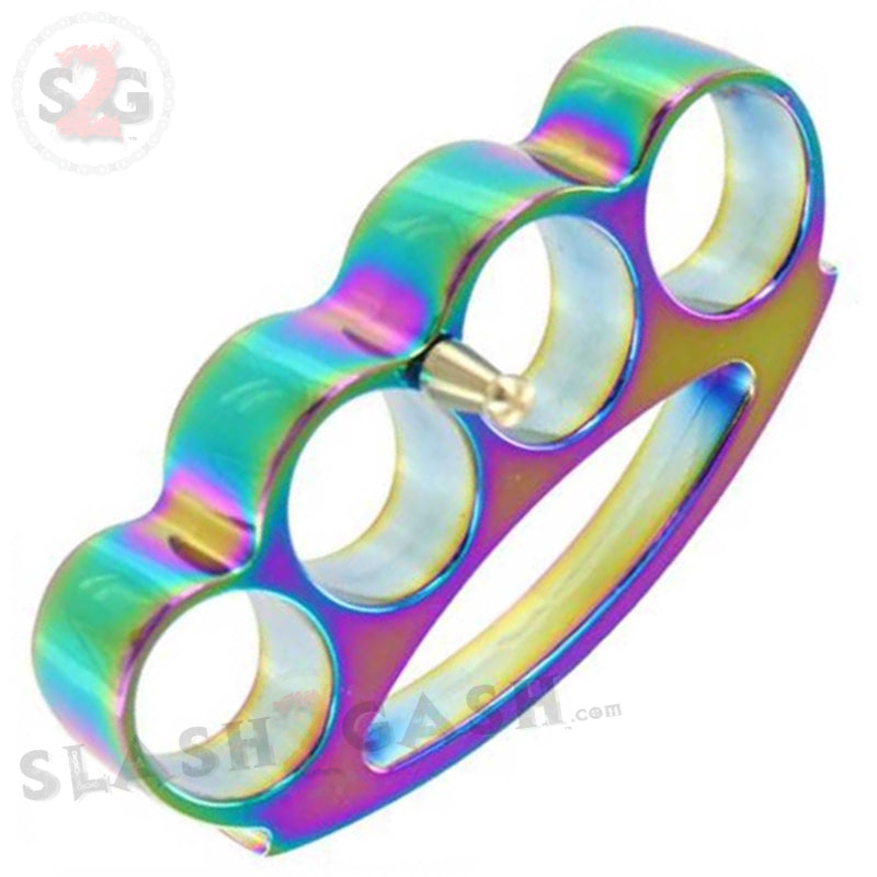 Fat Boy Extra Thick Buckle & Paperweight - Titanium Rainbow Knuckles ...
