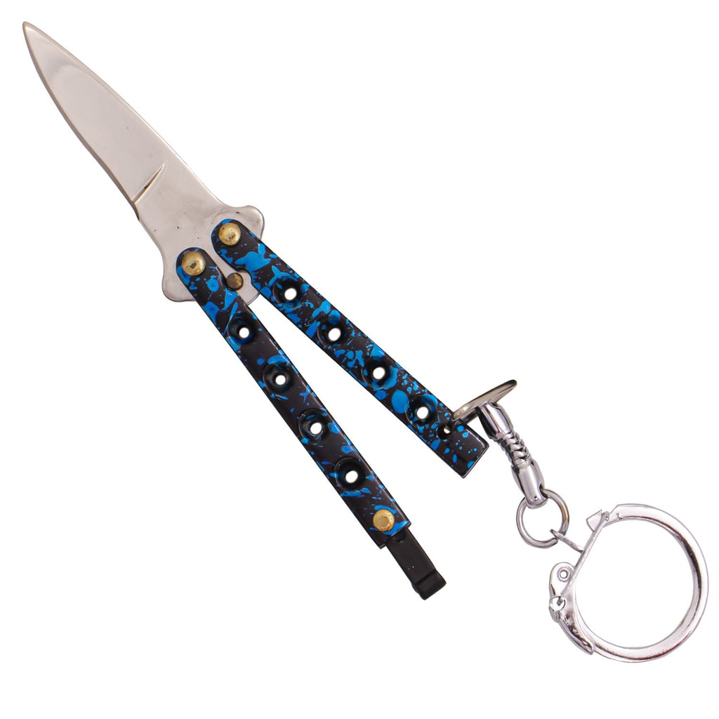 Quicky Keychain Butterfly Knife Mini Novelty Balisong - 9 colors ...