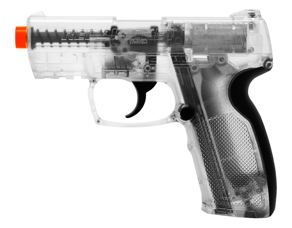 Red Jacket CO2 Airsoft Battle Pistol 380 FPS Licensed BB Gun - Clear ...